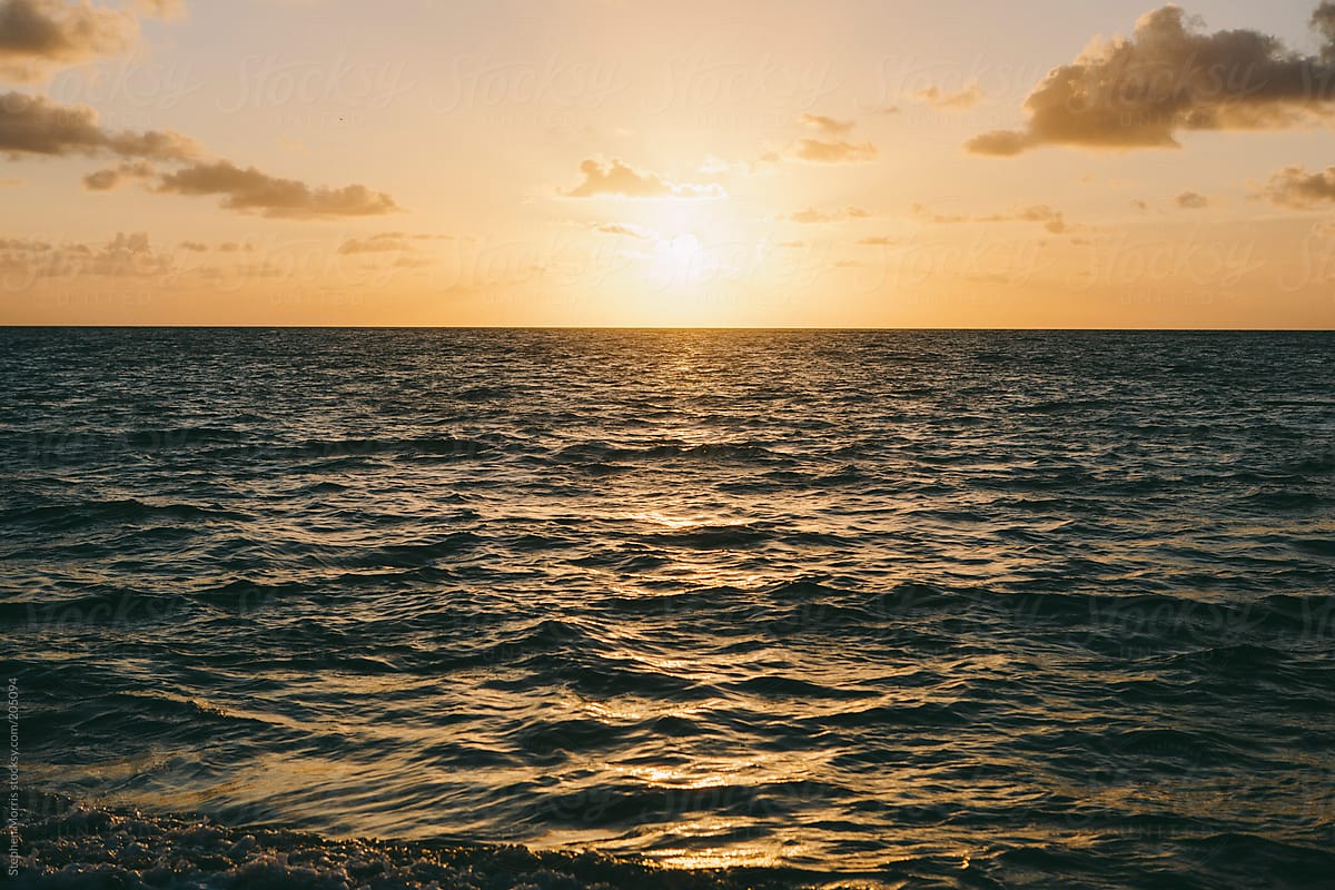 "Sunrise Over The Atlantic Ocean" by Stocksy Contributor "Stephen ...