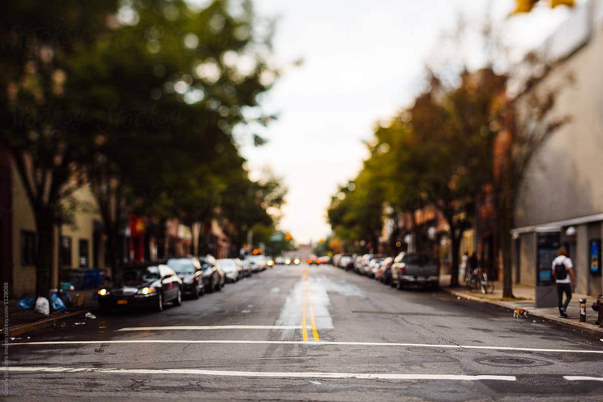 "Empty Road In Williamsburg, Brooklyn" by Stocksy Contributor "Vero ...
