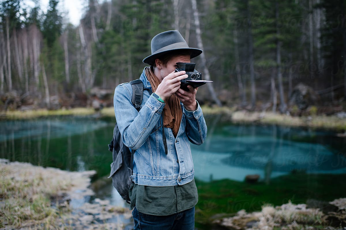 "Man Taking Shots With Vintage Polaroid" by Stocksy Contributor ...