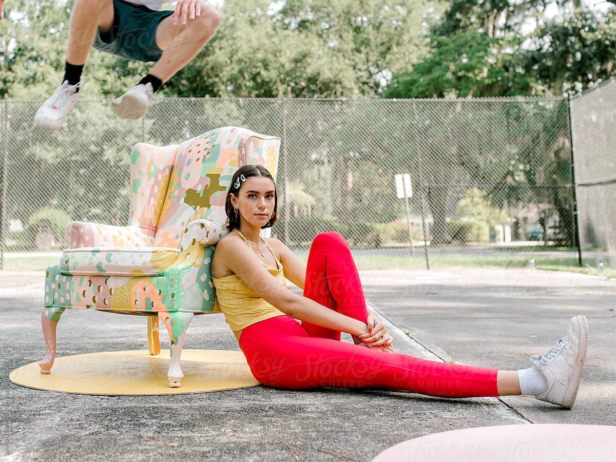 "Stylish Woman Posing" by Stocksy Contributor "Lauren Jones" - Stocksy