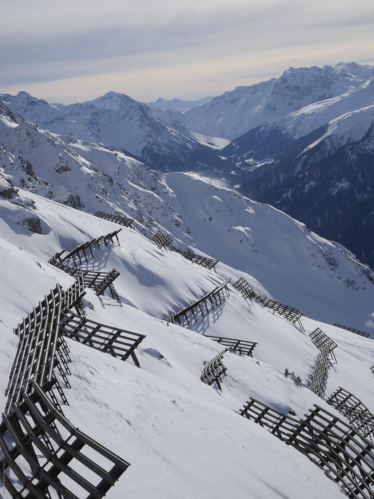 "Constructions For Preventing Snow Avalanches" by Stocksy Contributor ...