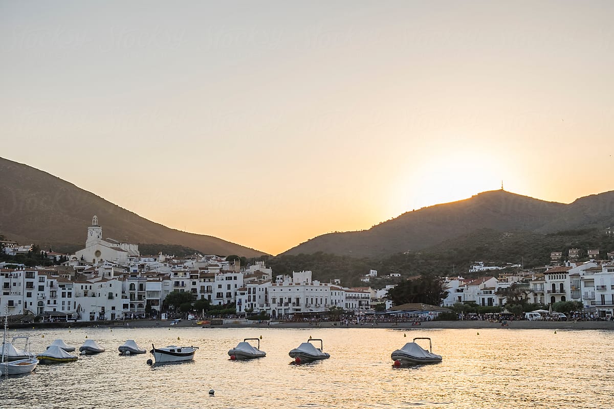 "Cadaques At Sunset" by Stocksy Contributor "Marilar Irastorza" - Stocksy