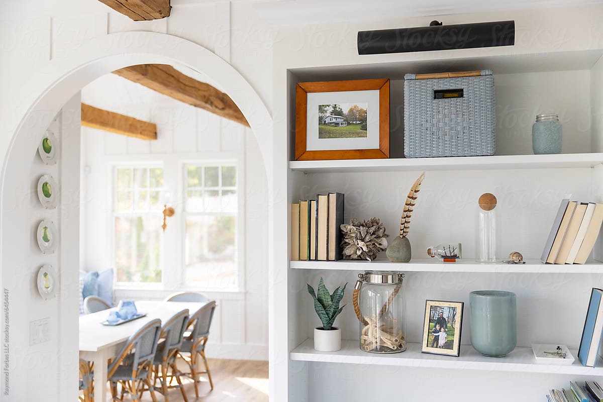 "Modern Cottage Home Shelf Decor" by Stocksy Contributor "Raymond ...