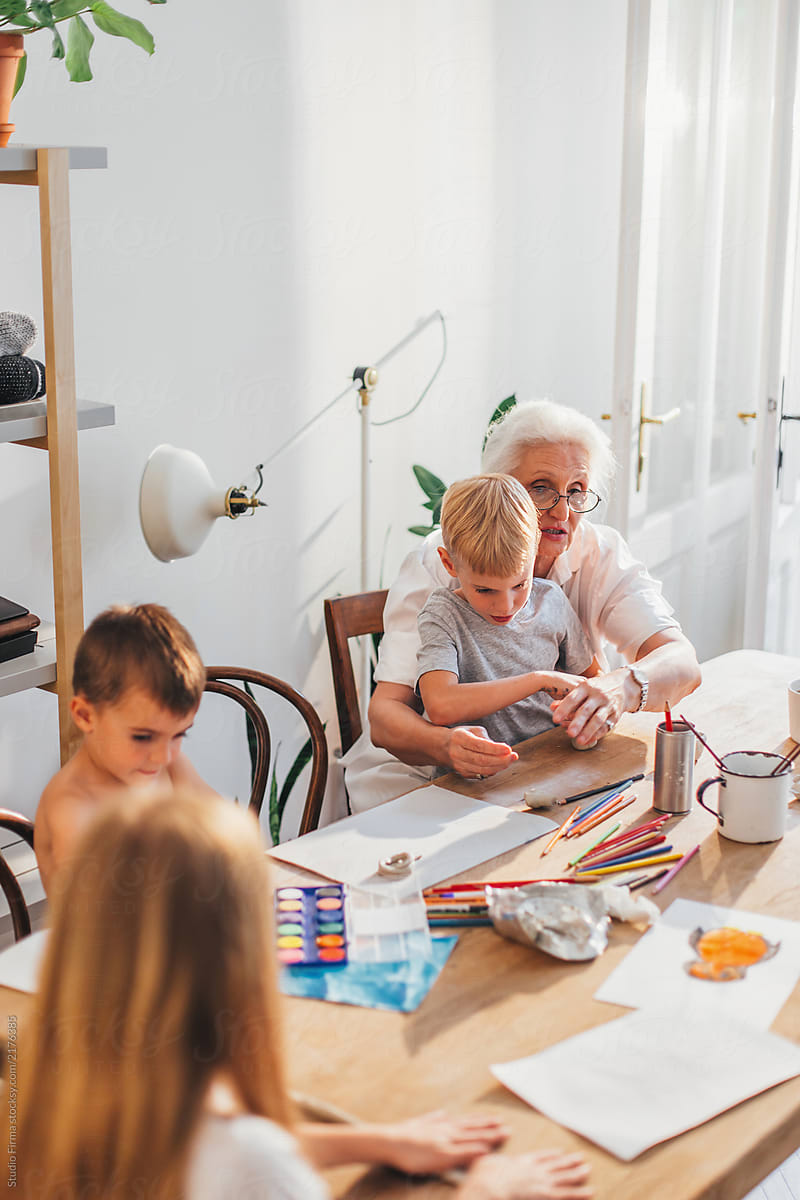 "A Day With A Grandma" by Stocksy Contributor "Studio Firma" - Stocksy