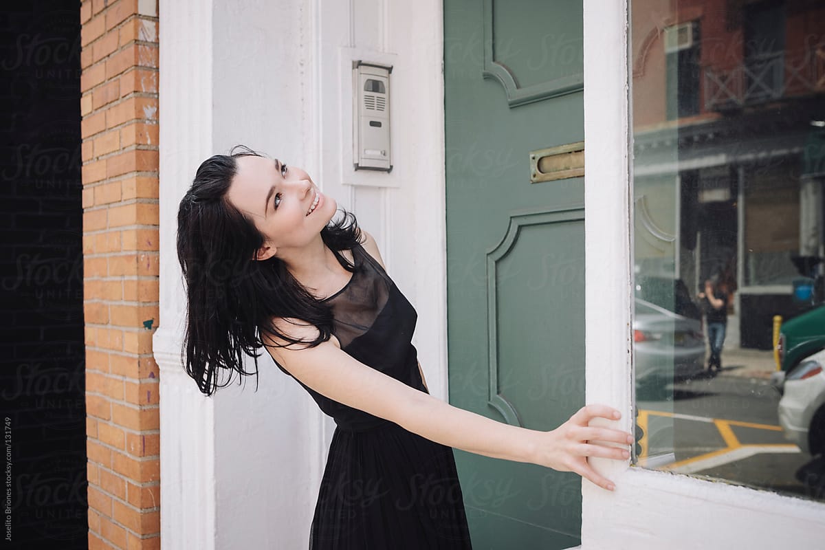 "Woman Visiting A Friend's Home In The City" by Stocksy Contributor ...