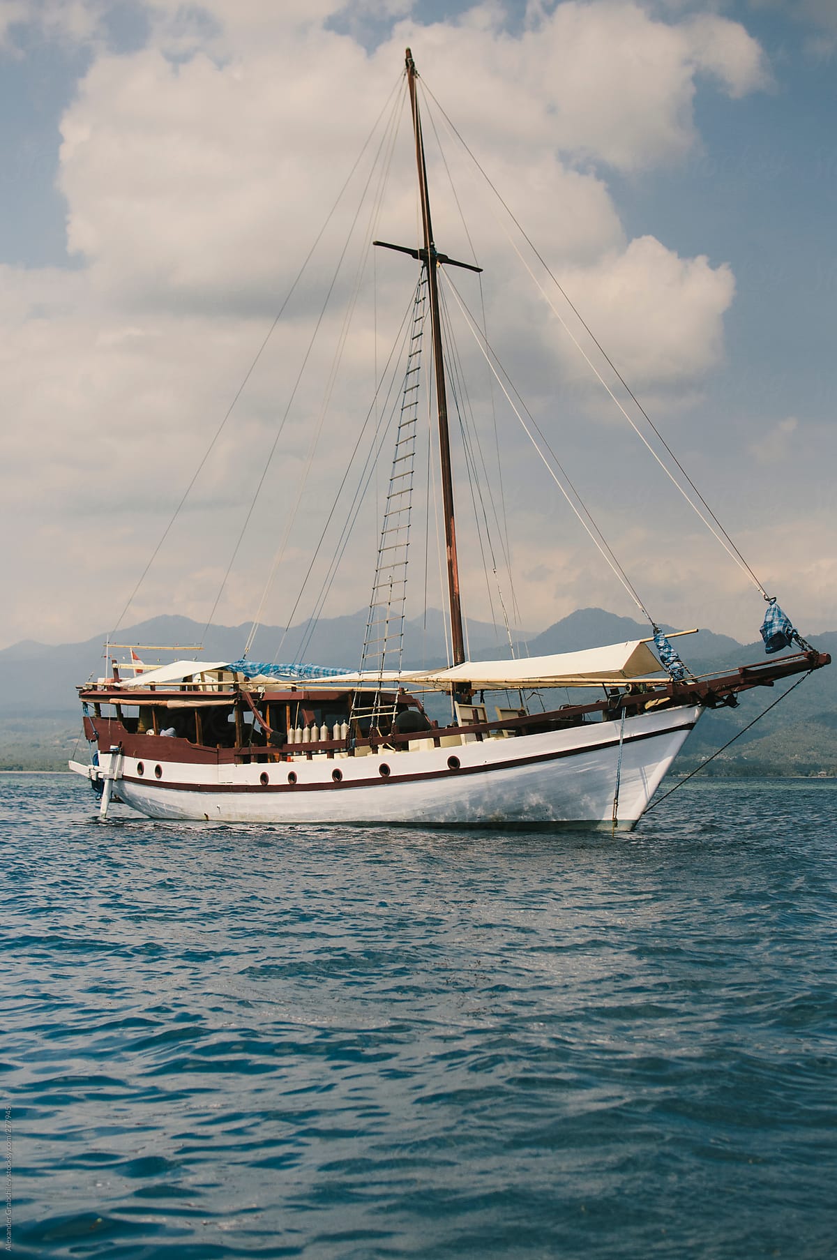 "Traditional Sailing Vessel On Calm Waters" by Stocksy Contributor ...