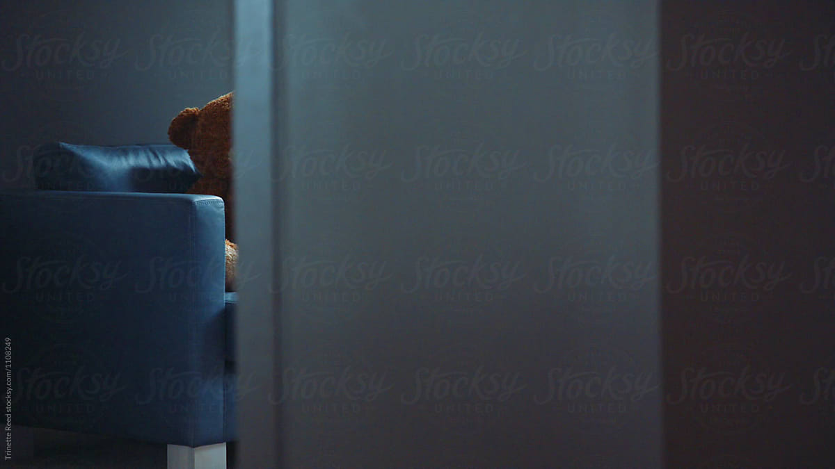 "Teddy Bear On Chair In Kids Room" by Stocksy Contributor "Trinette ...