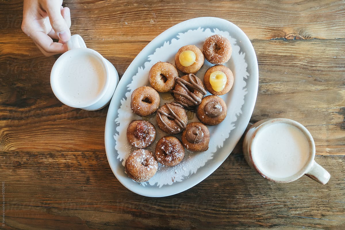 "Delicious Mini Doughnuts" by Stocksy Contributor "Branden Harvey ...