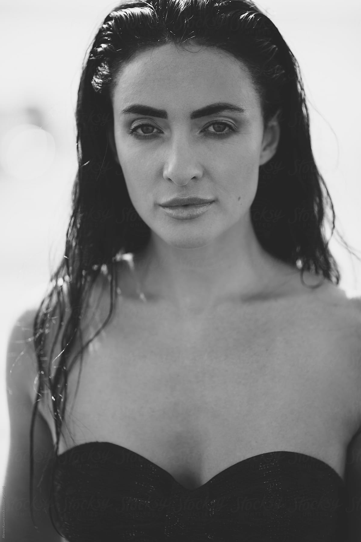 Beautiful Woman On A Beach By Stocksy Contributor Alexey Kuzma Beautiful Woman On A Beach By Stocksy Contributor Alexey Kuzma