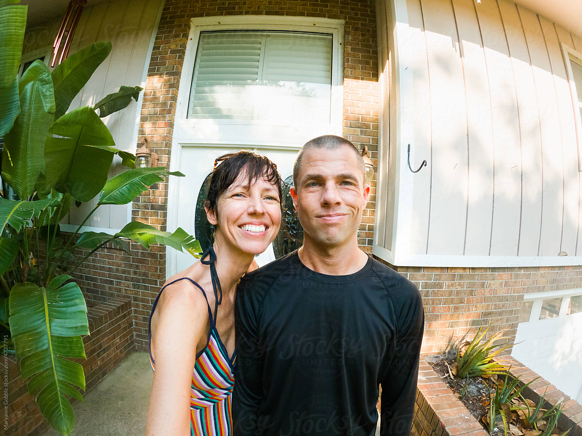 "Homeowner Selfie In Front Of House" by Stocksy Contributor "Maryanne ...