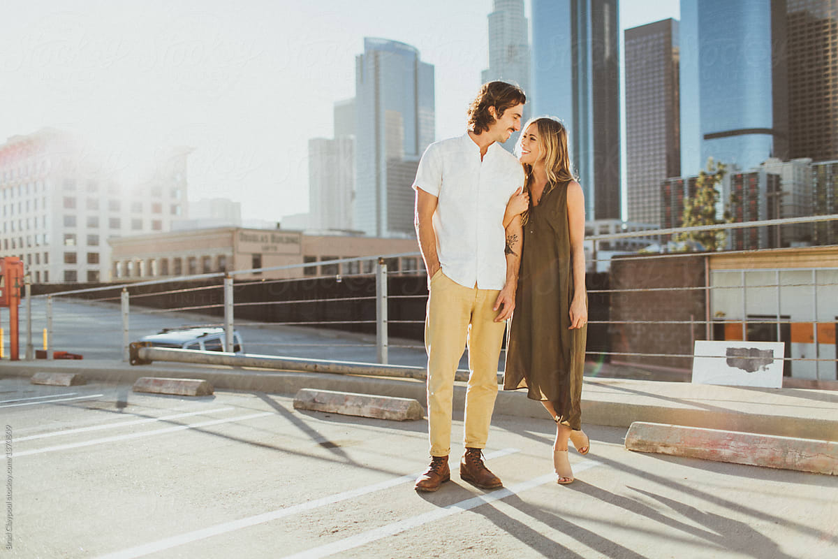 "Urban Couple In Love" by Stocksy Contributor "Brad Claypool" - Stocksy
