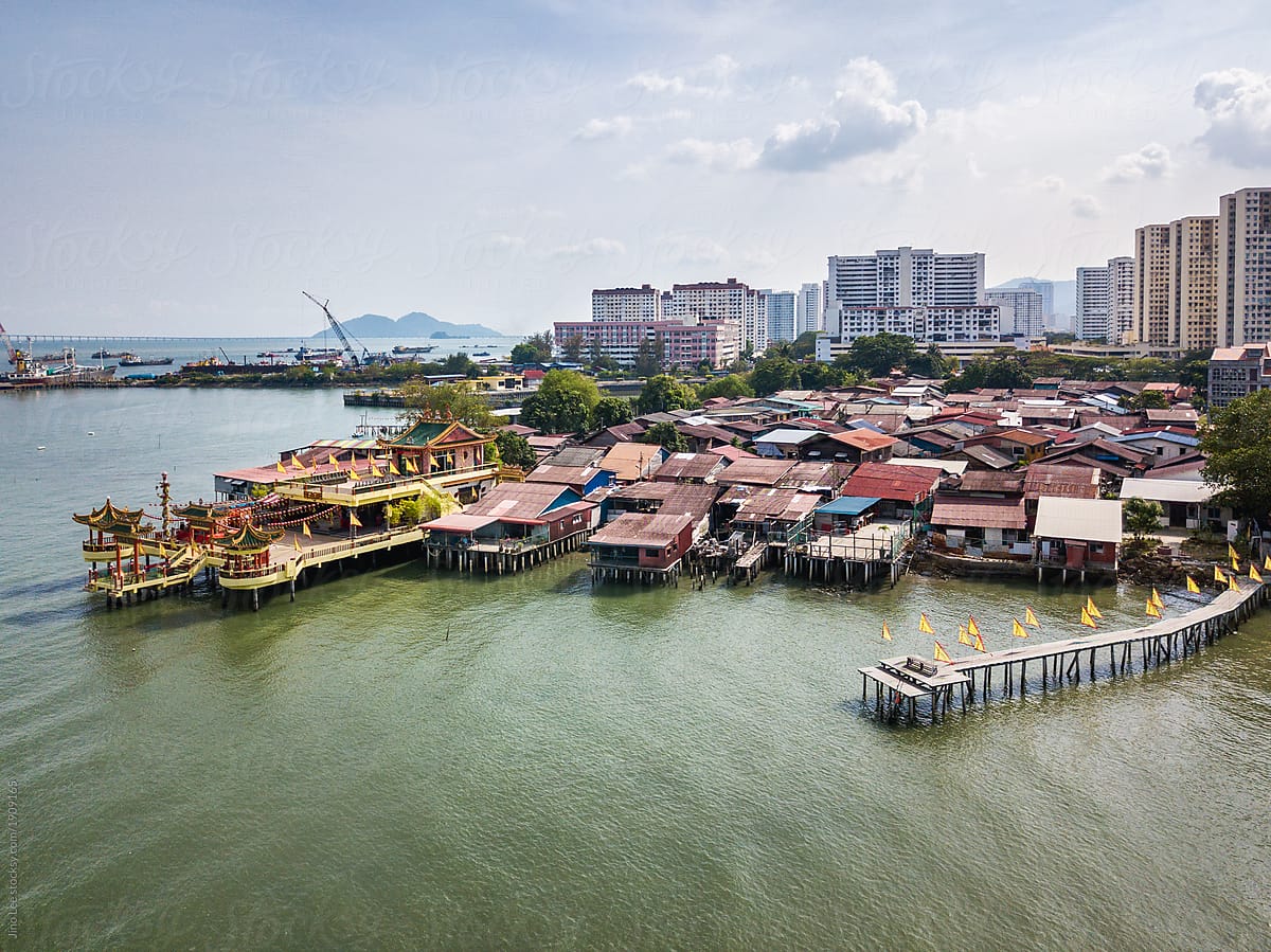 "Aerial View Of Georgetown, Penang" by Stocksy Contributor "Jino Lee ...