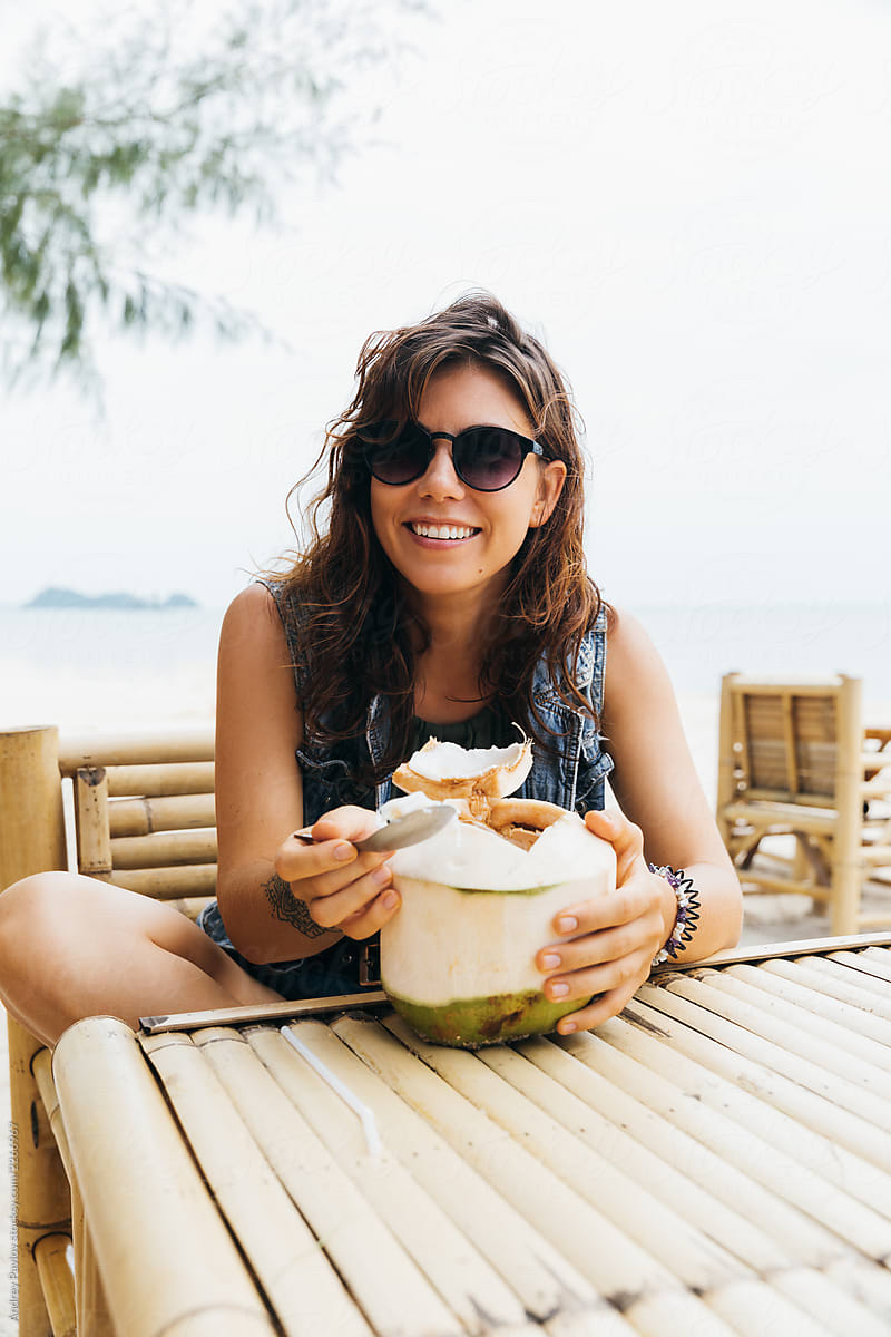 "Portrait Of Smiling Woman" by Stocksy Contributor "Andrey Pavlov ...