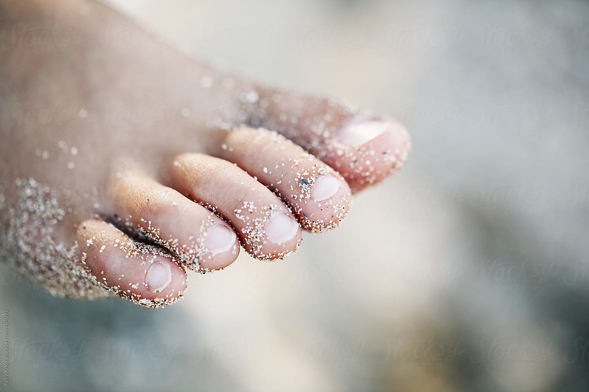 "Child's Sandy Toes On The Beach" by Stocksy Contributor "Kelly Knox ...
